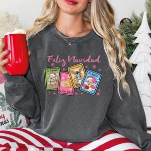 Feliz Navidad Christmas Sweatshirt & Hoodie, Mexican Christmas Sweater ...