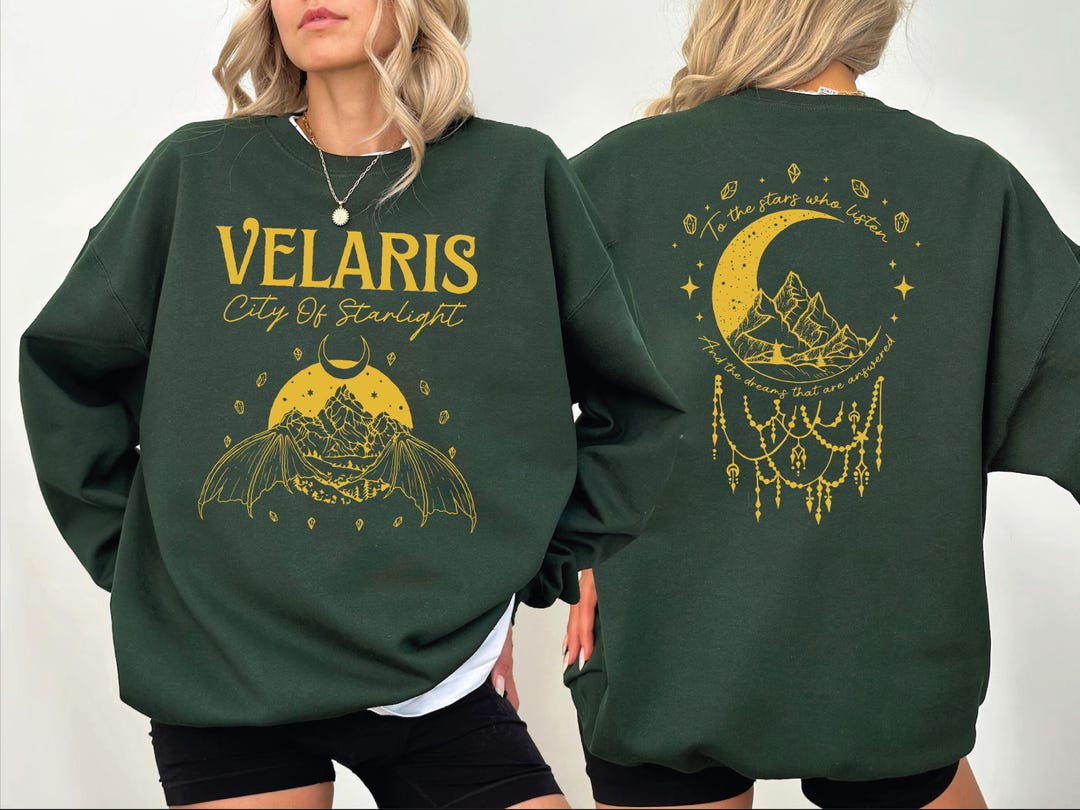 Velaris Sweatshirt & Hoodie, Velaris City of Starlight Sweater, the ...