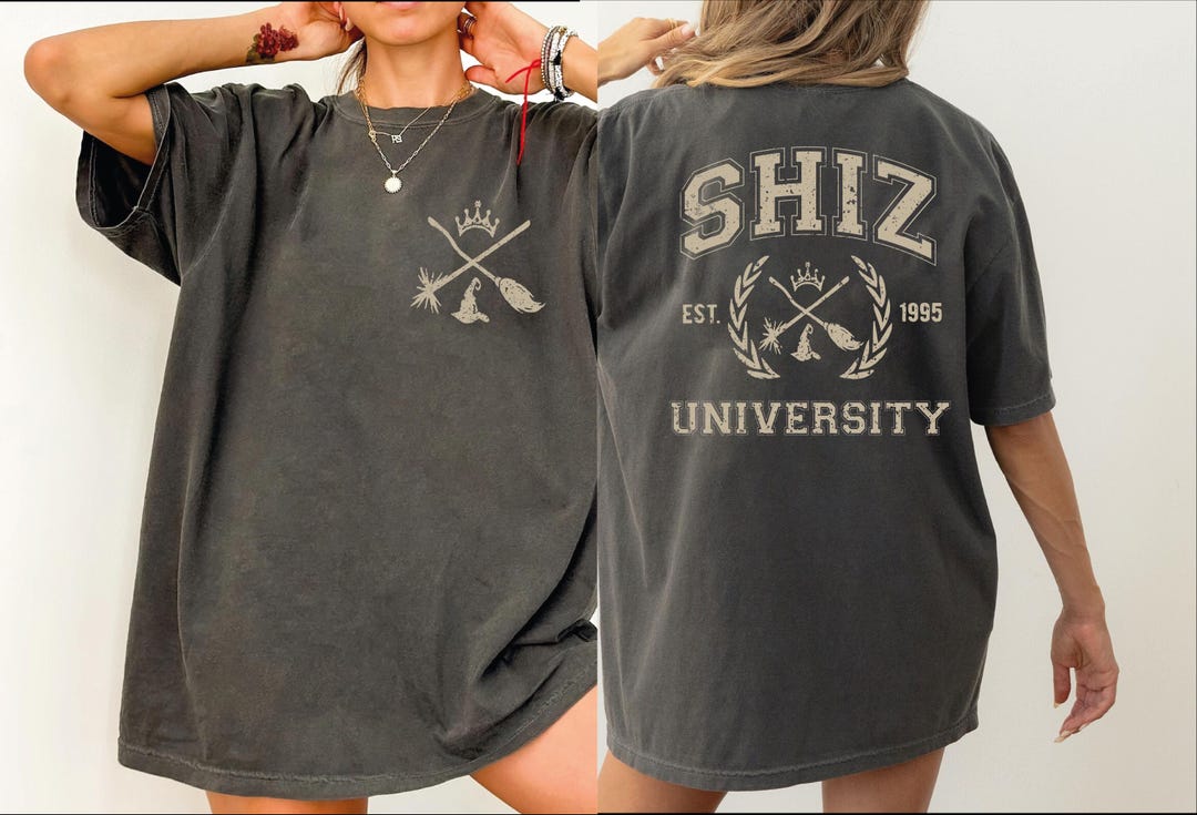 Shiz University Front and Back Shirt, Movie Lover Gift, Shiz Shirt ...