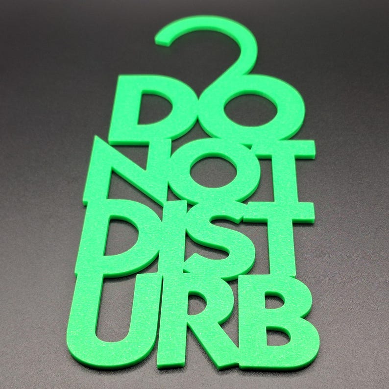 Do Not Disturb Sign - Customizable Door Hanger for Privacy - Perfect ...