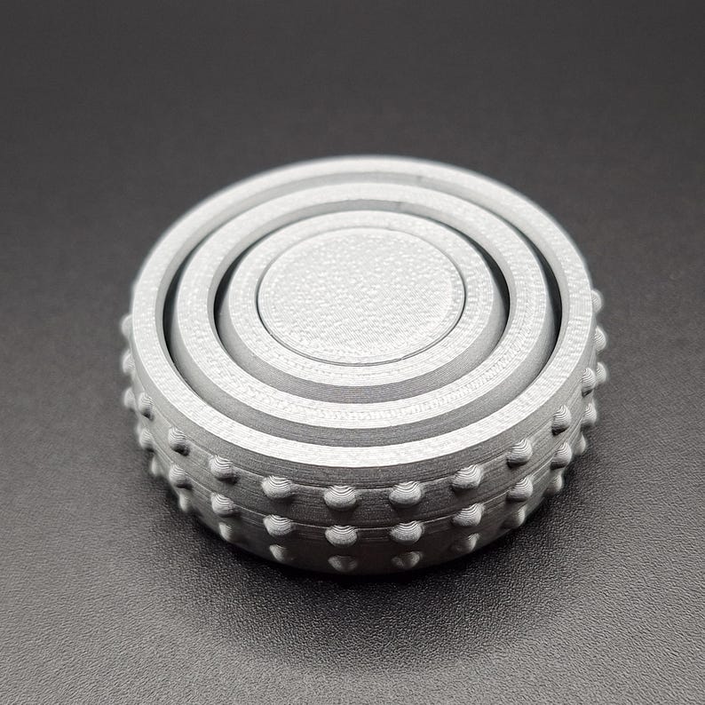 Pocket Fidget Spinner: Handmade Stress Relief Gyro Toy, 30 Colors - Etsy