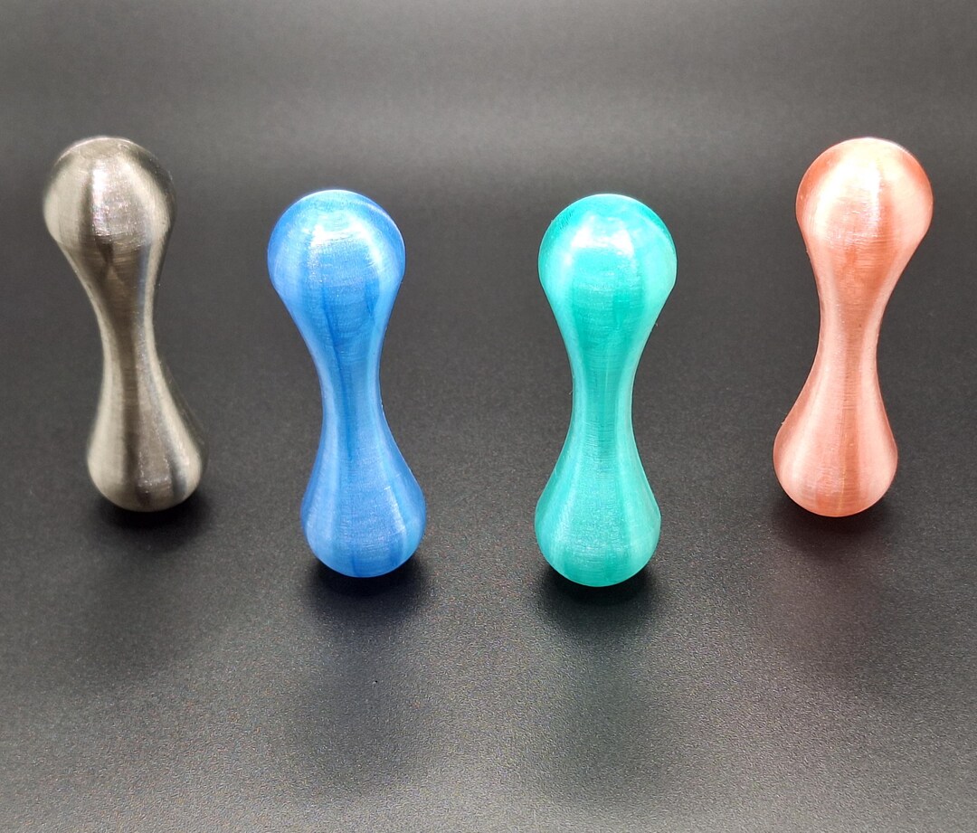 Knucklebones Fidget Toy (4 Pack) – Fun, Relaxing and Eco-friendly, Stress Relief, Focus and ...