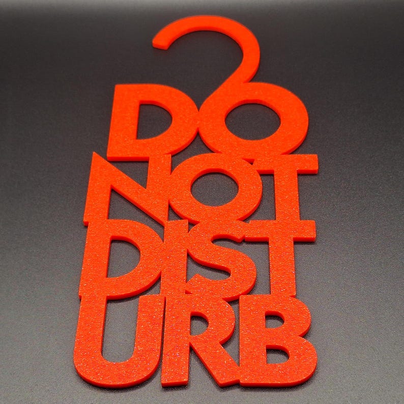 Do Not Disturb Sign - Customizable Door Hanger for Privacy - Perfect ...