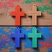 Articulated Cross Fidget Keychains: Faith-based Sensory Toy, Handmade ...