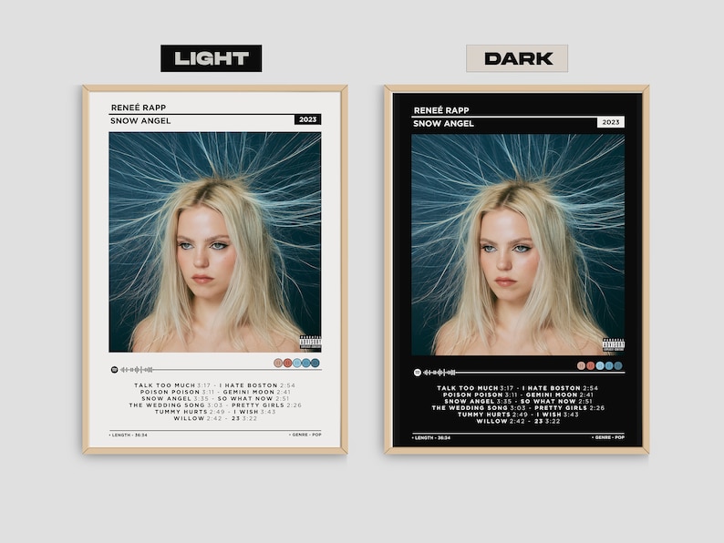 Set of 5 Custom Album Cover Poster / Custom Music Poster / Choose Your ...