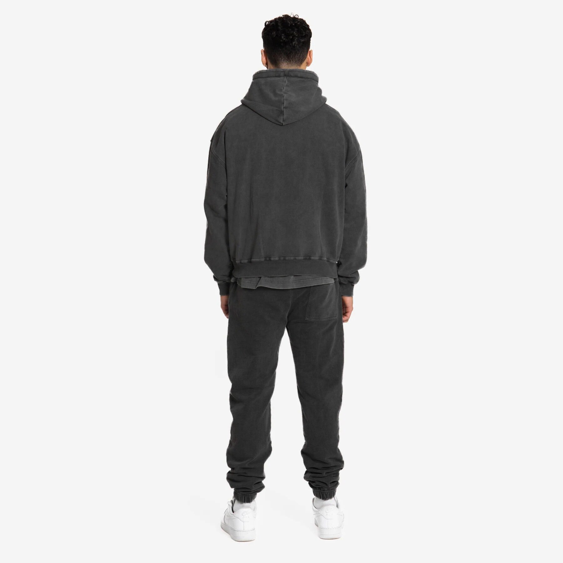 500gsm Blank Acid Wash Hoodie - Ultra Heavyweight Oversized Blank ...