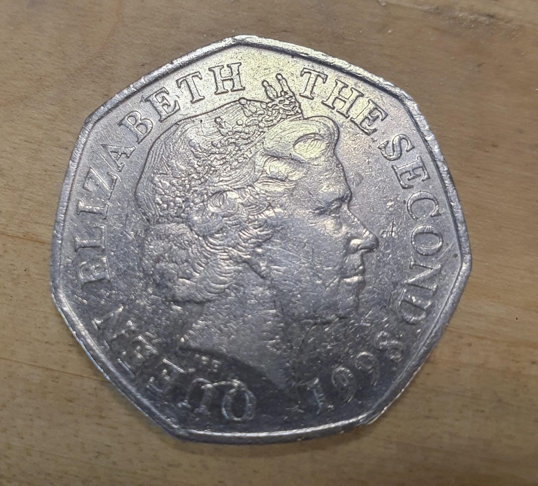 Vintage 50p Coin Bailiwick of Jersey - Etsy