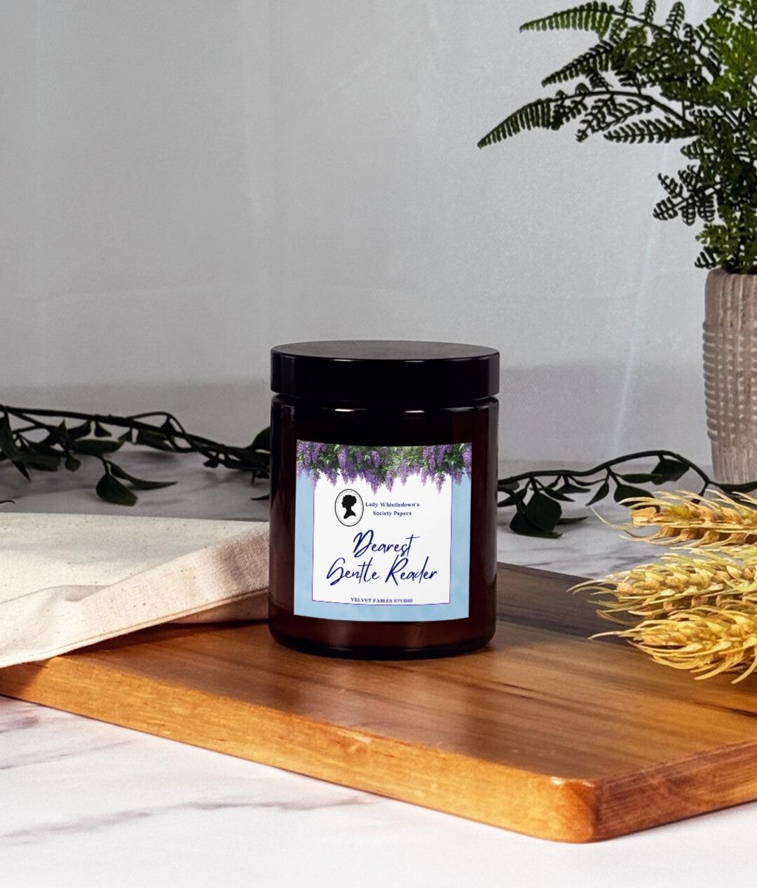 Bridgerton Inspired Candle, Dearest Gentle Reader Candle - Etsy