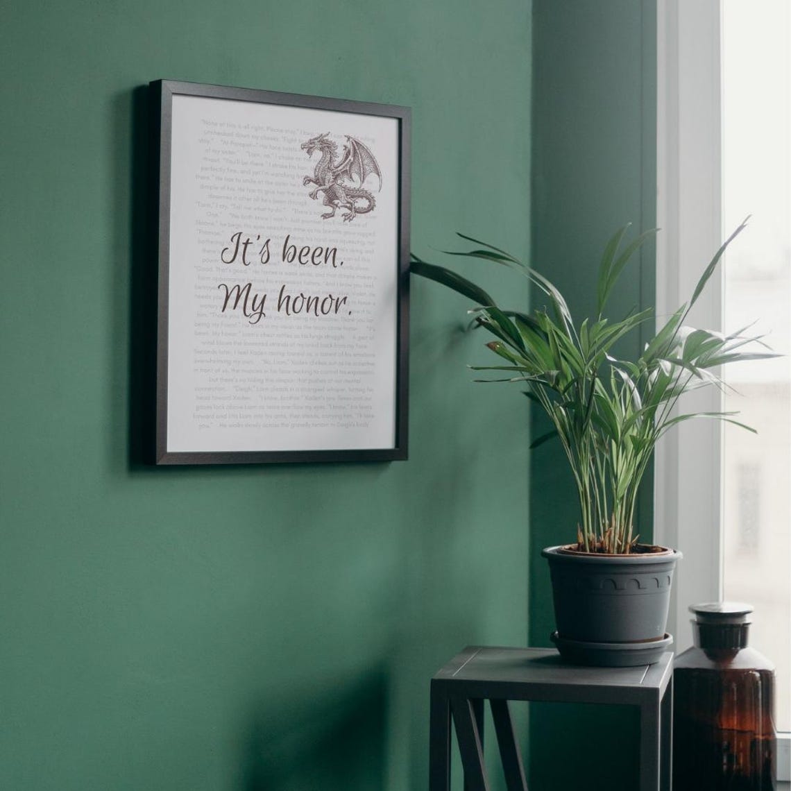 Fourth Wing Poster - Liam's Final Words Chapter 36 | Black Wooden ...