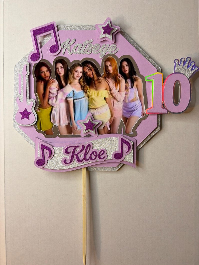 Pop Girl Band | Cake Topper | Girl Band Theme | Cake Decoration ...