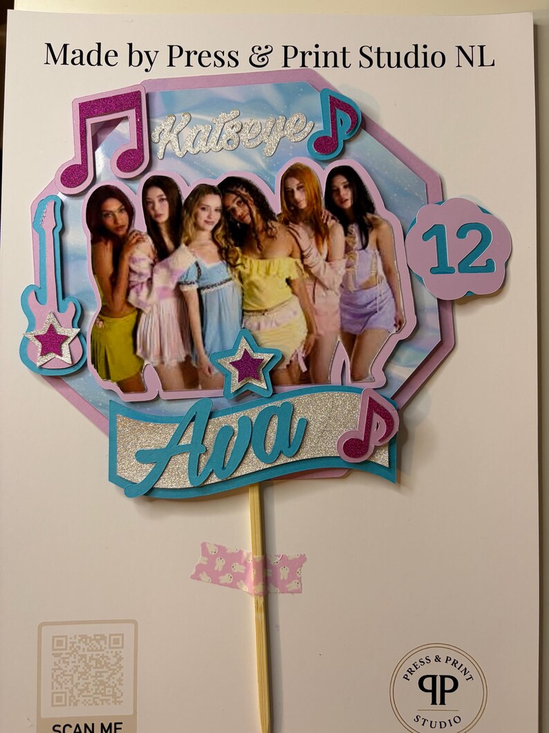 Pop Girl Band | Cake Topper | Girl Band Theme | Cake Decoration ...
