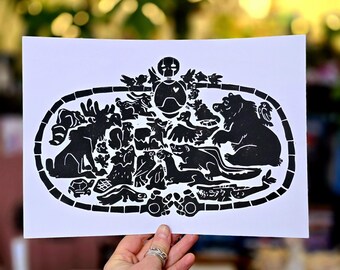 The Wild Robot Die Cut Vinyl Sticker Roz and Brightbill Decal Childrens ...