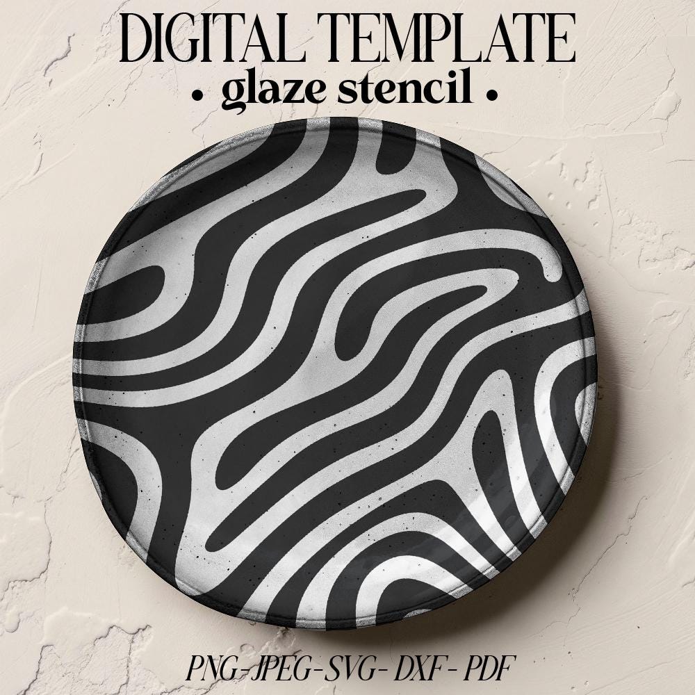 Glaze Stencil Sheet for Craft Cutter Cut Pattern for Glaze Glazing ...