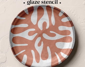 Glaze Stencil Sheet for Craft Cutter Cut Pattern for Glaze Glazing ...