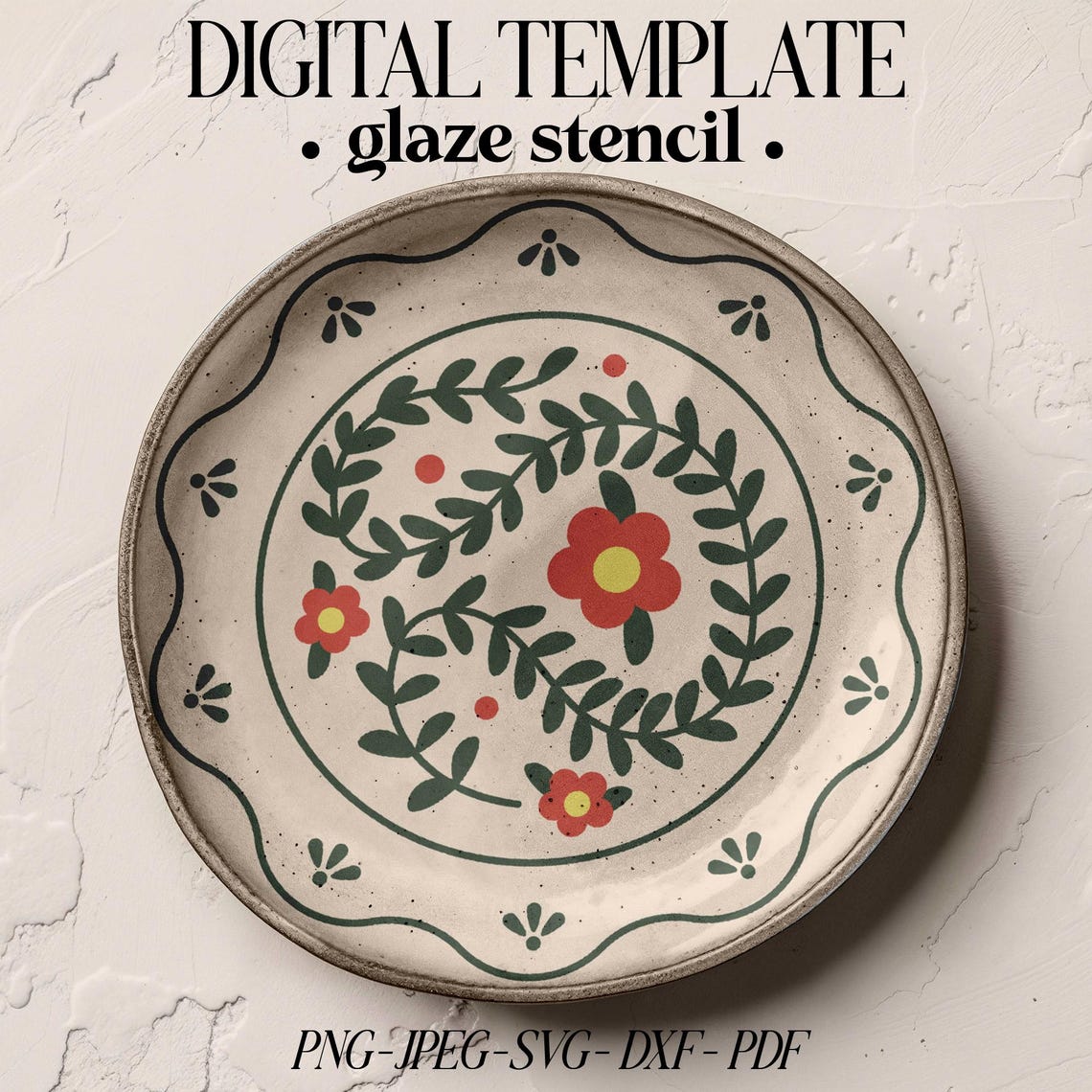 Glaze Stencil Sheet for Craft Cutter | Cut Pattern for Glaze | Glazing ...