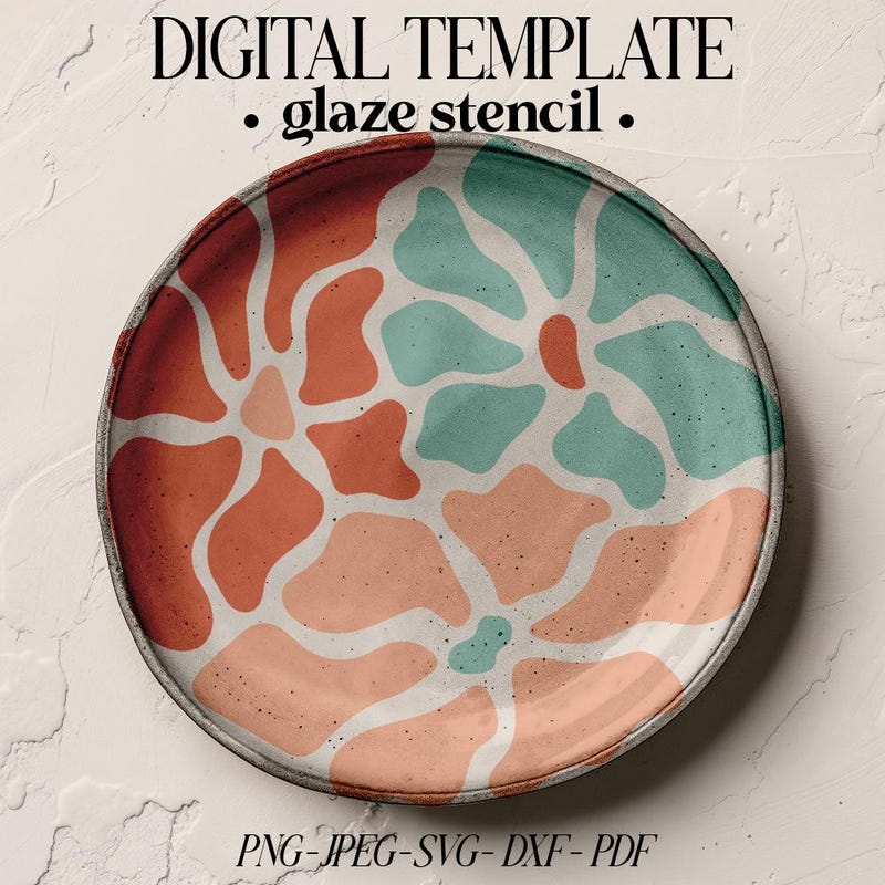 Pottery Stencil Designs - Etsy