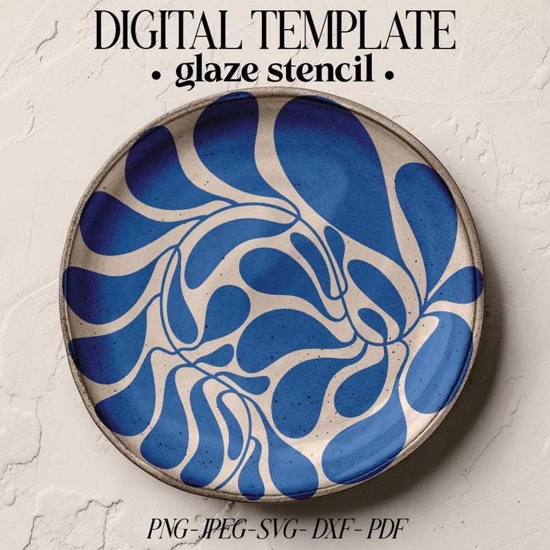 Glaze Stencil Sheet for Craft Cutter | Cut Pattern for Glaze | Glazing ...