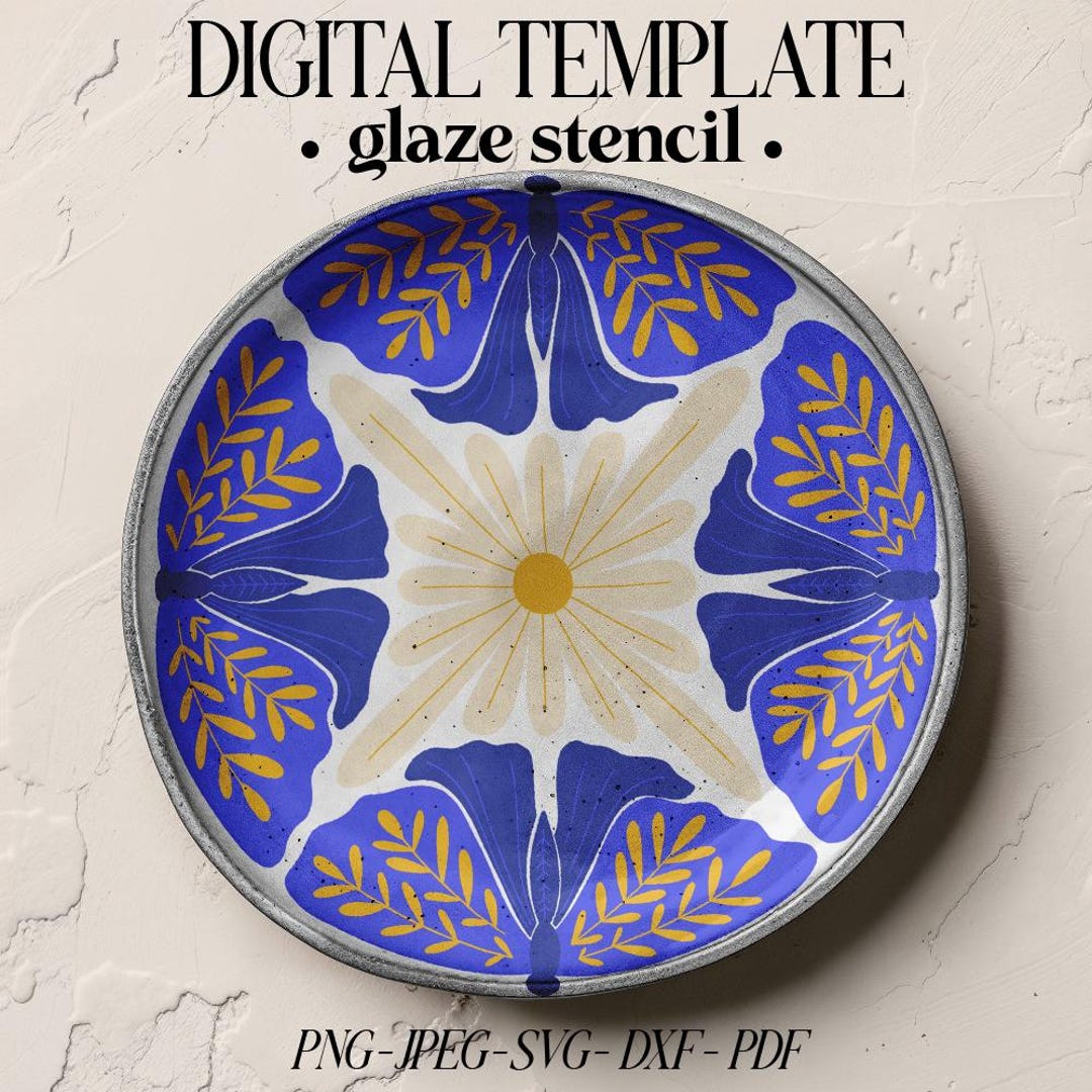 Glaze Stencil Sheet for Craft Cutter Cut Pattern for Glaze Glazing ...