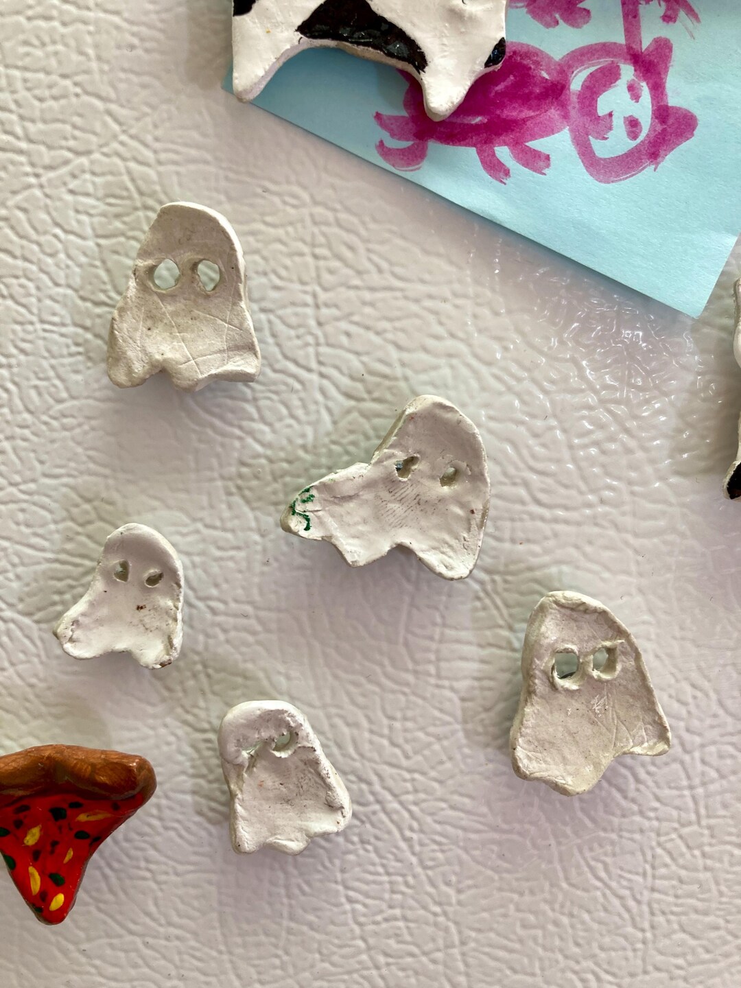 Ghost Magnets, Air Dry Clay Magnets - Etsy