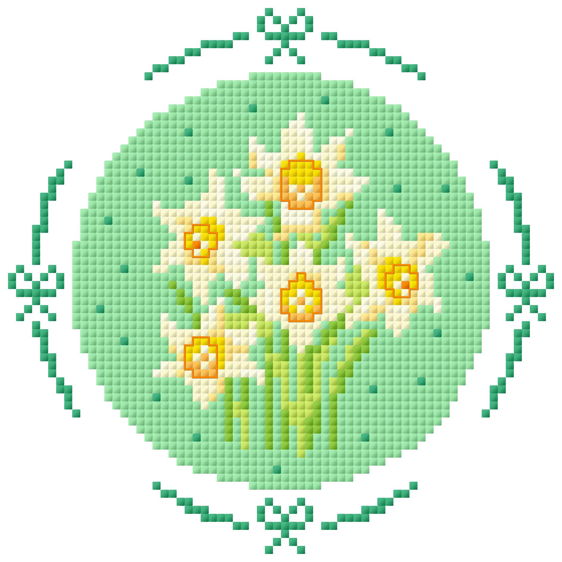 Wild Daffodils & Wild Primroses Cross Stitch Pattern Bundle: Instant ...