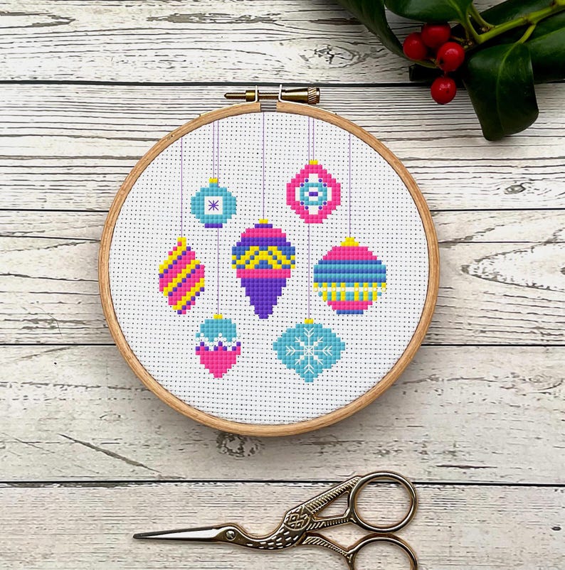 Bumper 16-design Christmas Cross Stitch Pattern Bundle: Instant ...