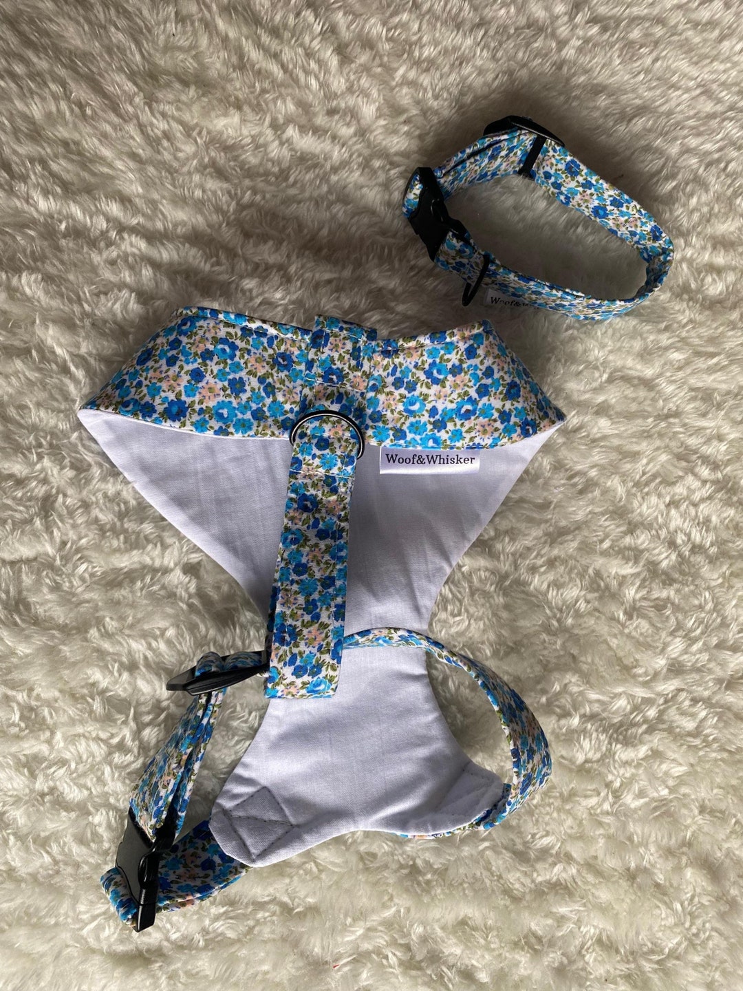 Handmade Dog Cat Pet Harness Luxury Ethically Created Collar Harness ...
