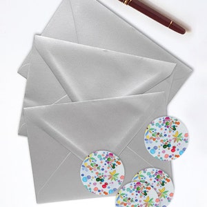 Set of 12 Watercolor Dot Stickers, Cute Mail Stickers, Stickers Pack ...