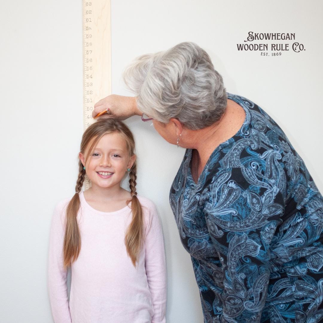 Timeline Growth Rule Growth Ruler Wooden Growth Ruler Baby Gift - Etsy