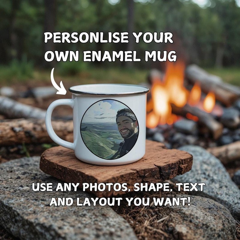 Enamel Mug - Etsy UK