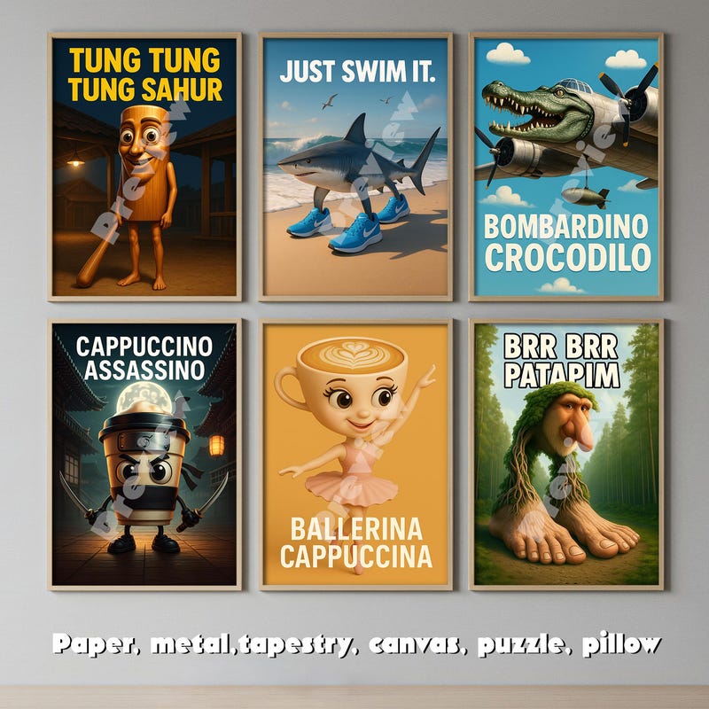 Steal a Brainrot Poster - Etsy