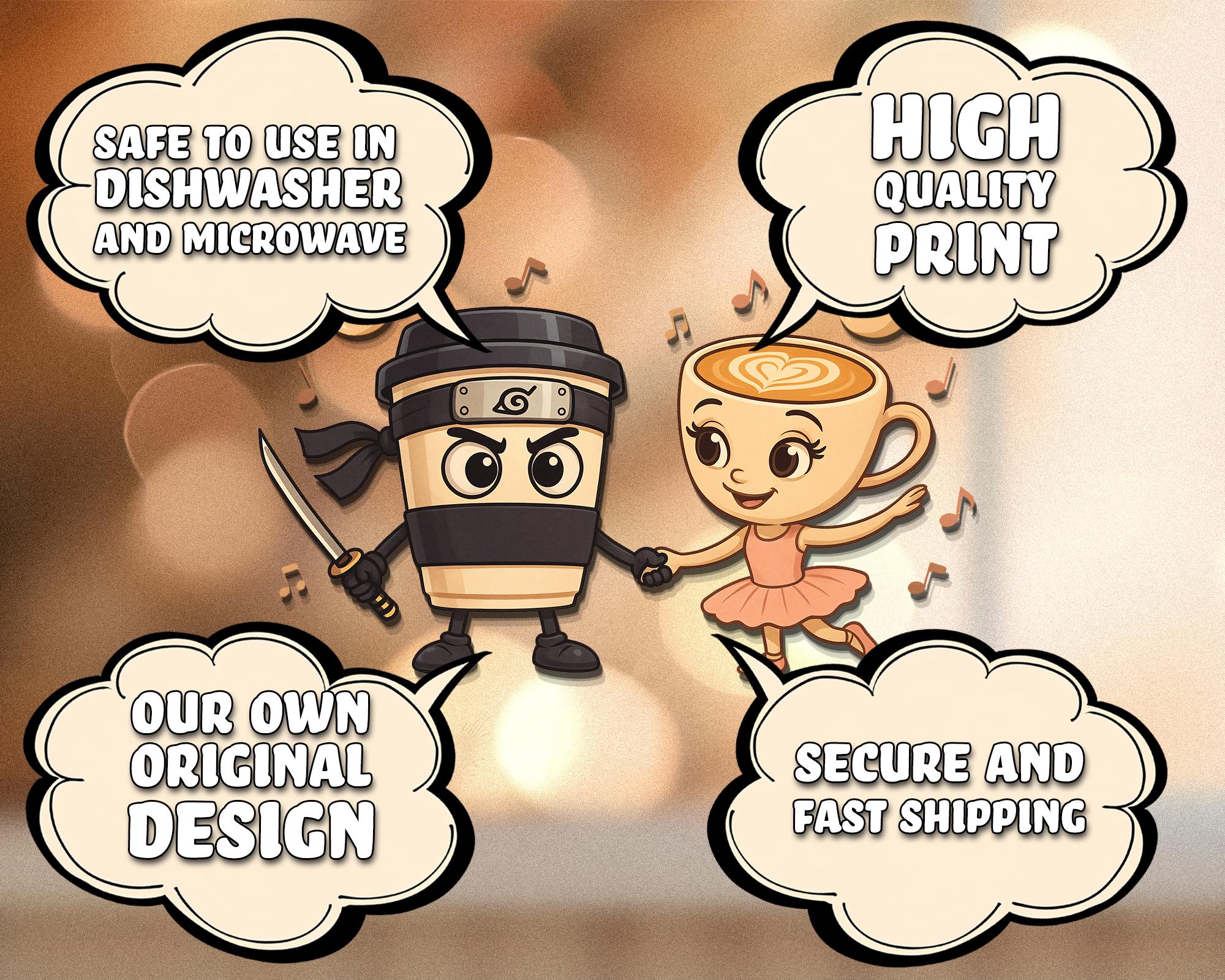 Ballerina Cappuccina & Cappuccino Assassino Mug – Funny Italian ...