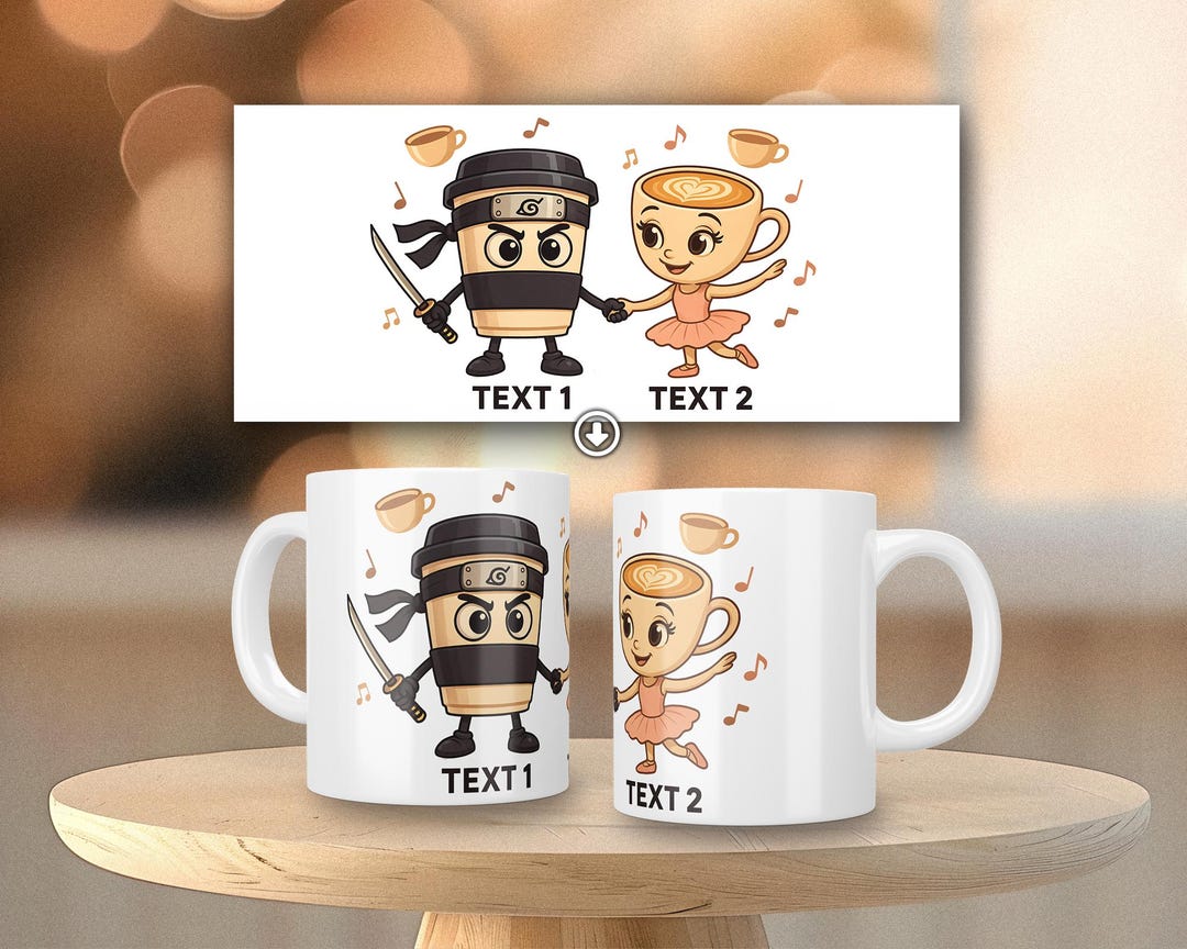 Ballerina Cappuccina & Cappuccino Assassino Mug – Funny Italian ...