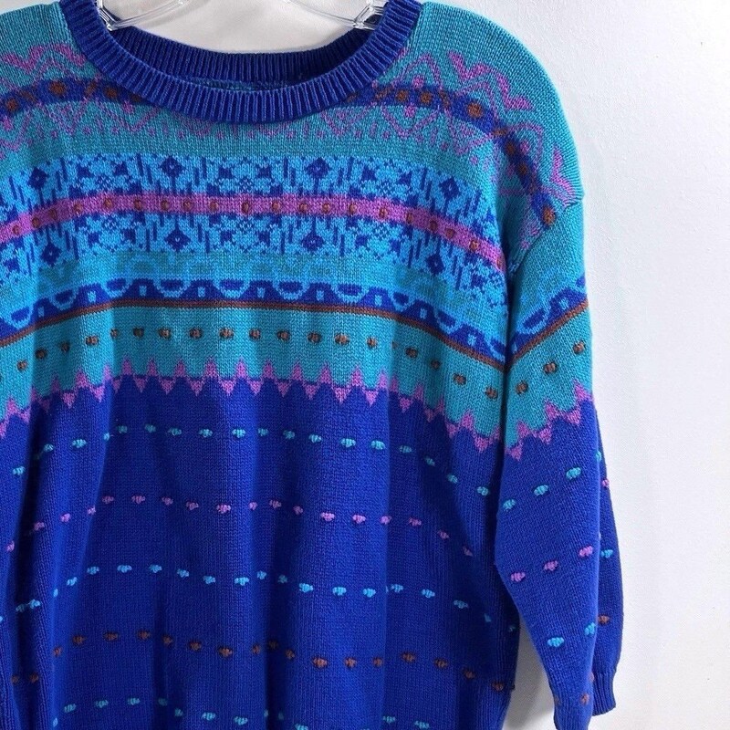 90s Colorful Sweater - Etsy