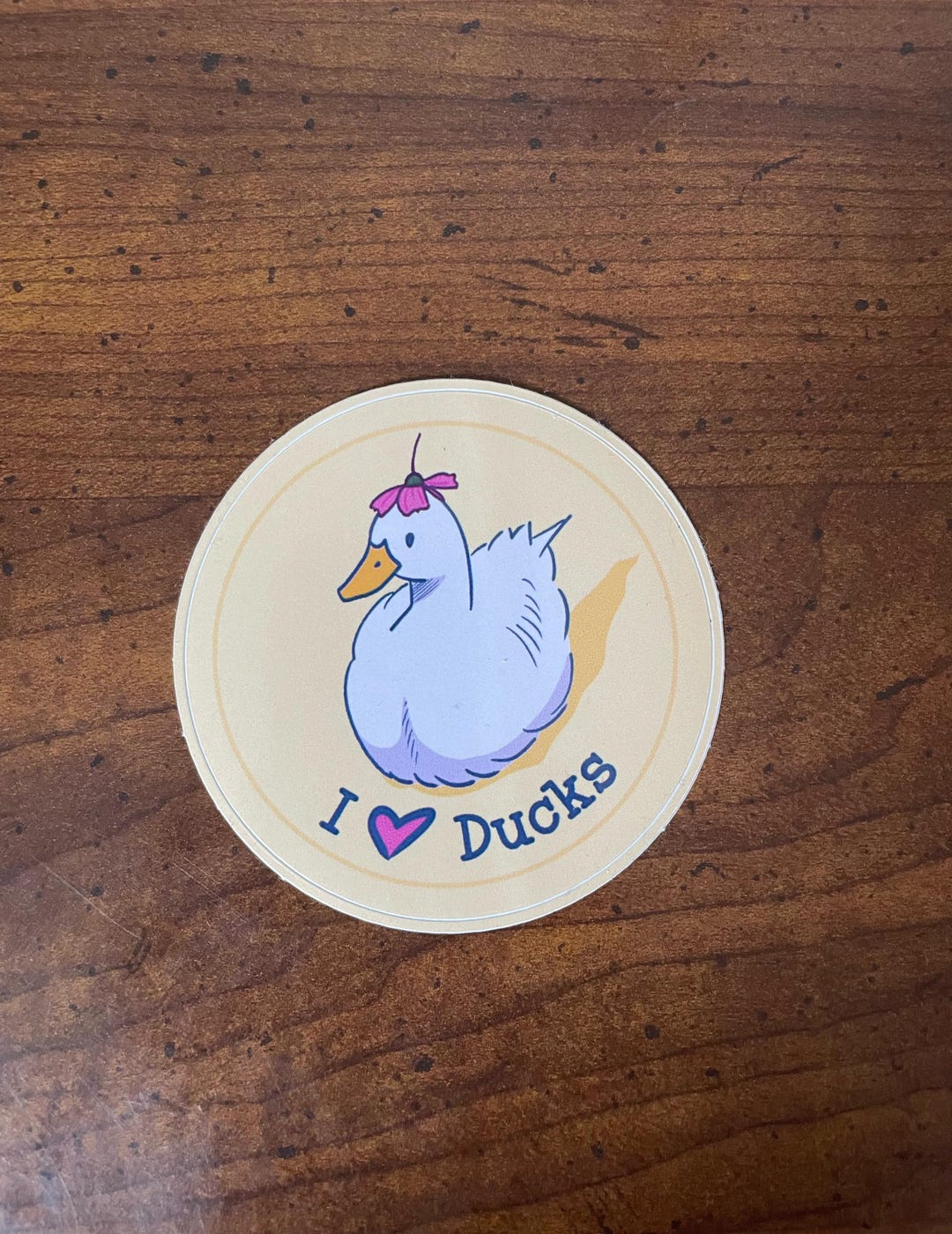 I Love Ducks Sticker - Etsy
