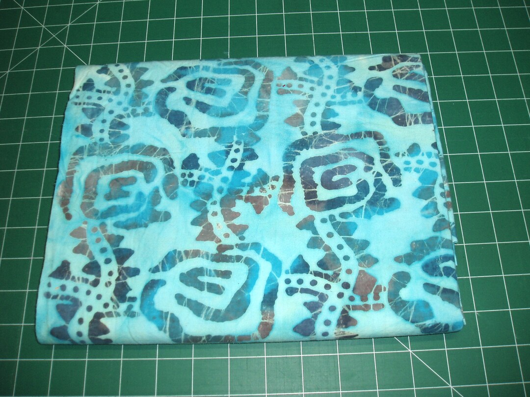 Batik Cotton Fabric one and Three Eights of a Yard - Etsy