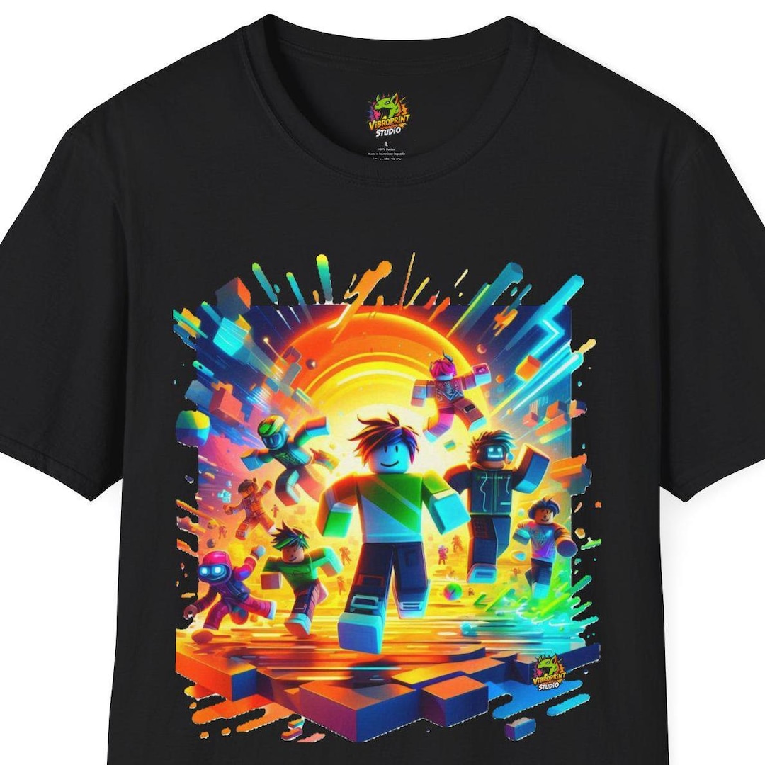 Roblox Avatar Tee for Kids Cool Roblox Game T-shirt Roblox Clothing for ...
