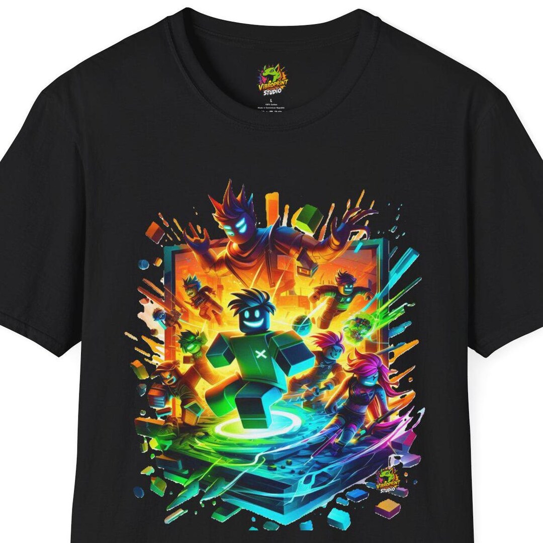 Roblox Game Lover T-shirt for Kids Roblox Graphic Tee for Boys & Girls ...