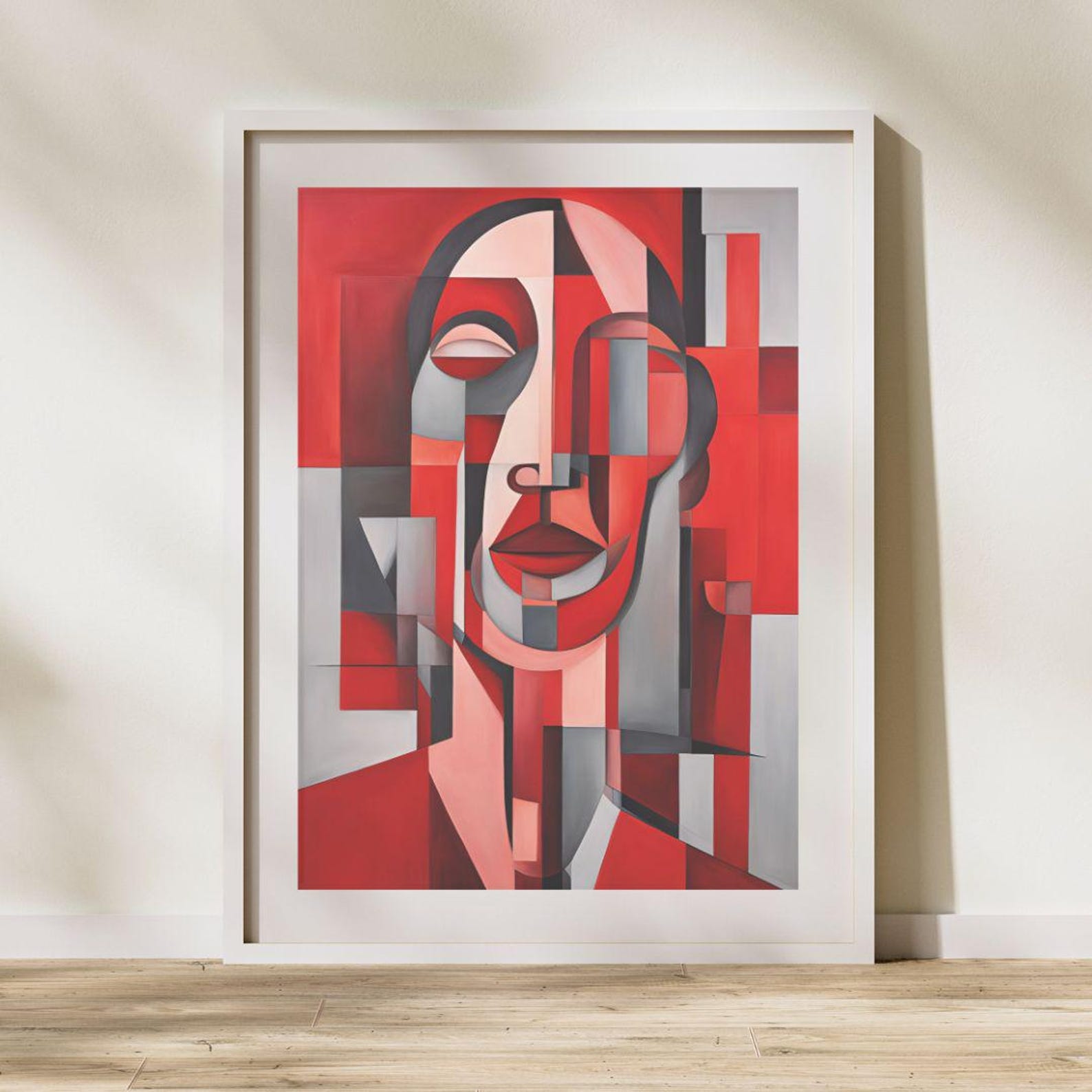 Cubism Wall Art | Abstract Wall Decor | Picasso Inspired Cubism Art ...