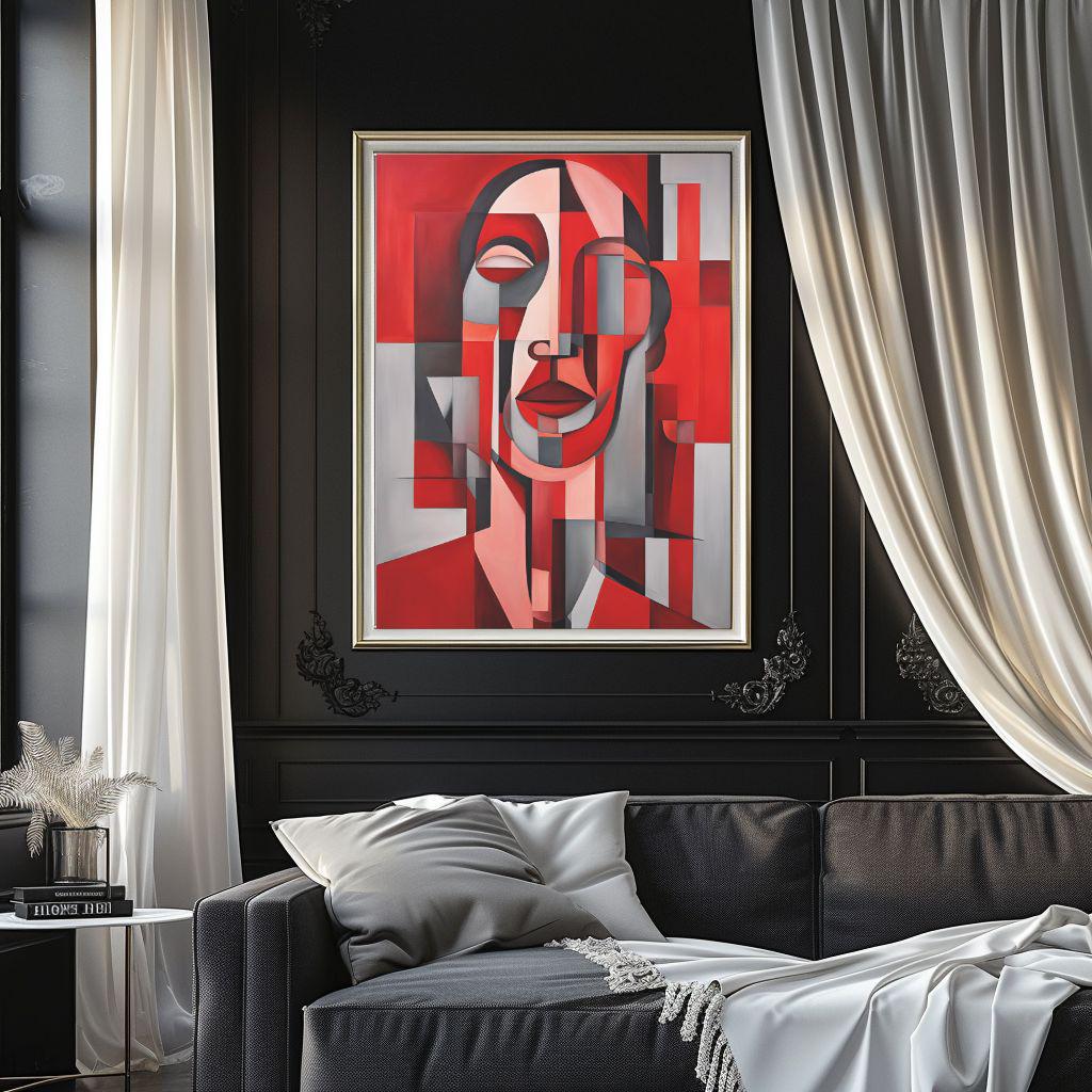 Cubism Wall Art | Abstract Wall Decor | Picasso Inspired Cubism Art ...