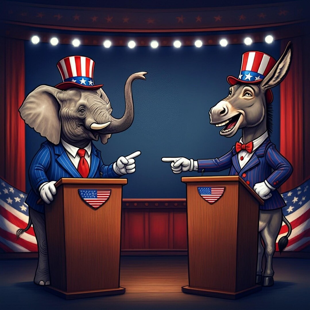 BINGO Vance Vs. Walz Vice Presidential Debate Bingo Cards - Etsy