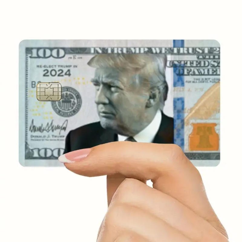 Trump Credit Card Skin - Etsy