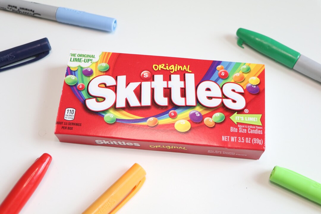 Skittles Original Candy Book Unique Candy Box Gifts for Birthdays ...