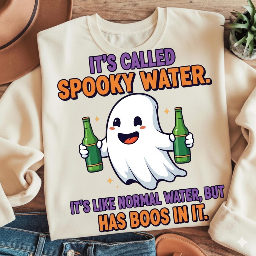 It's Called Spooky Water It's Like Normal Water but Has Boos in It Svg ...