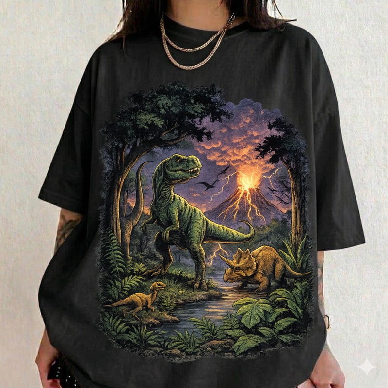 Vintage Dinosaur Artwork - Etsy
