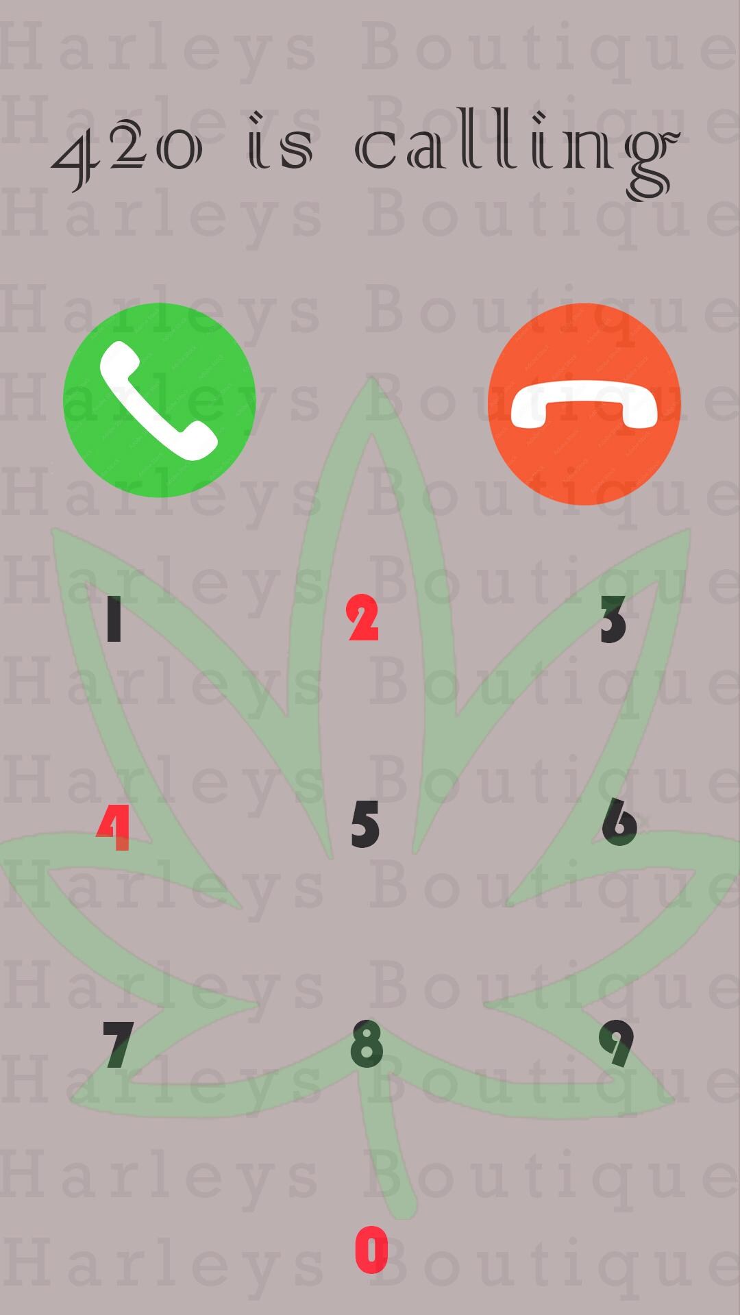420 Digital Phone Wallpaper - Etsy