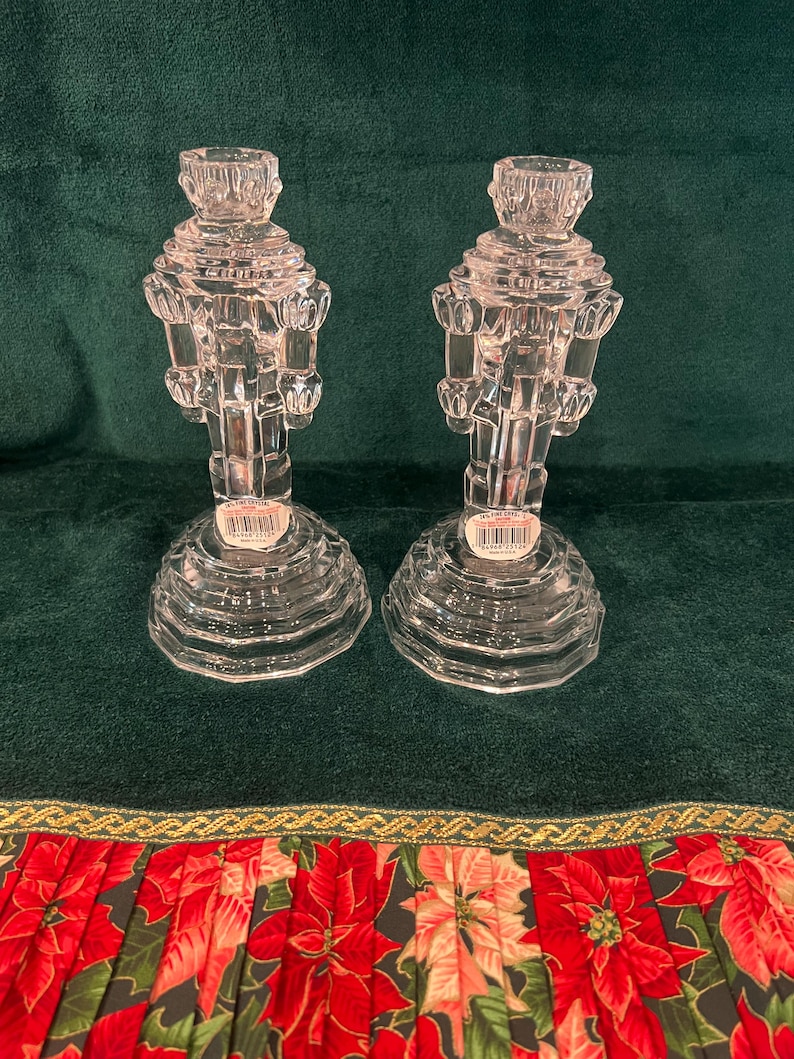 Crystal Nutcracker Candlesticks Taper Holders - Etsy