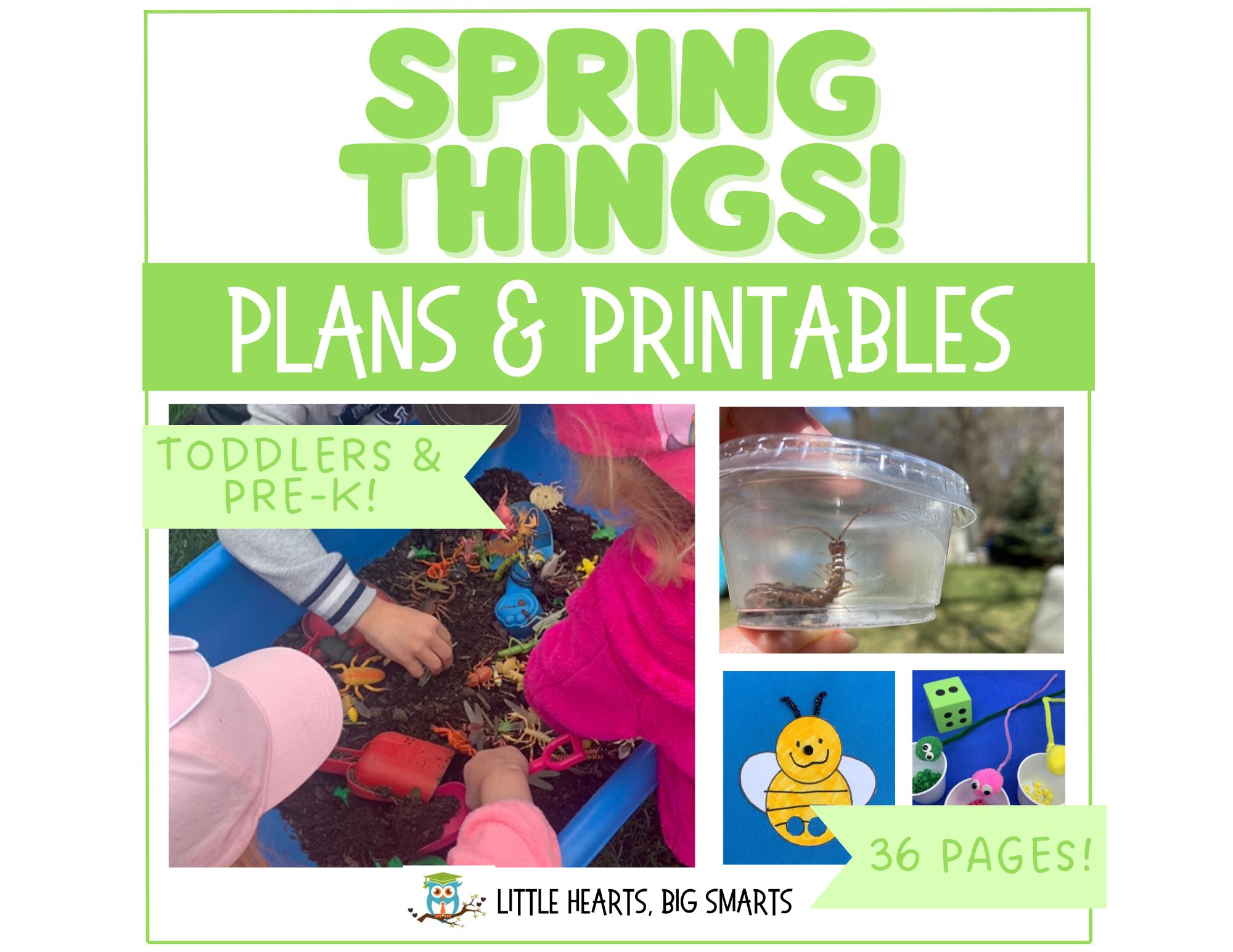Spring Preschool Lesson Plans | Toddler Activities | Bugs, Sunshine ...