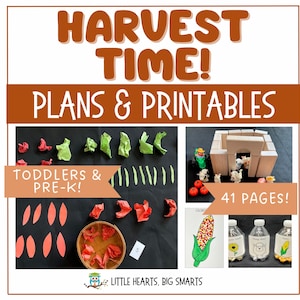 Harvest Time Preschool Curriculum: Fall Learning Activities & Farm ...