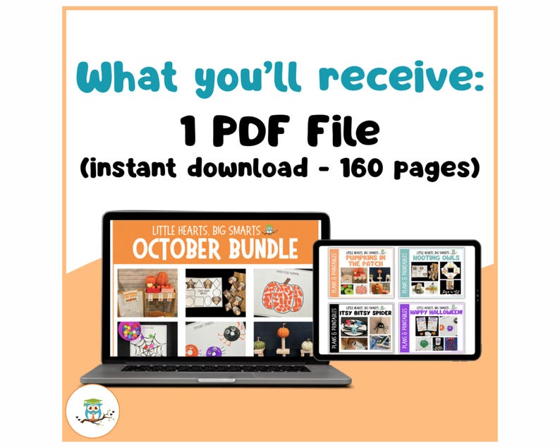October Preschool Curriculum Bundle | 4 Fall Weekly Themes for Toddlers ...