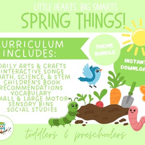Spring Preschool Lesson Plans | Toddler Activities | Bugs, Sunshine ...